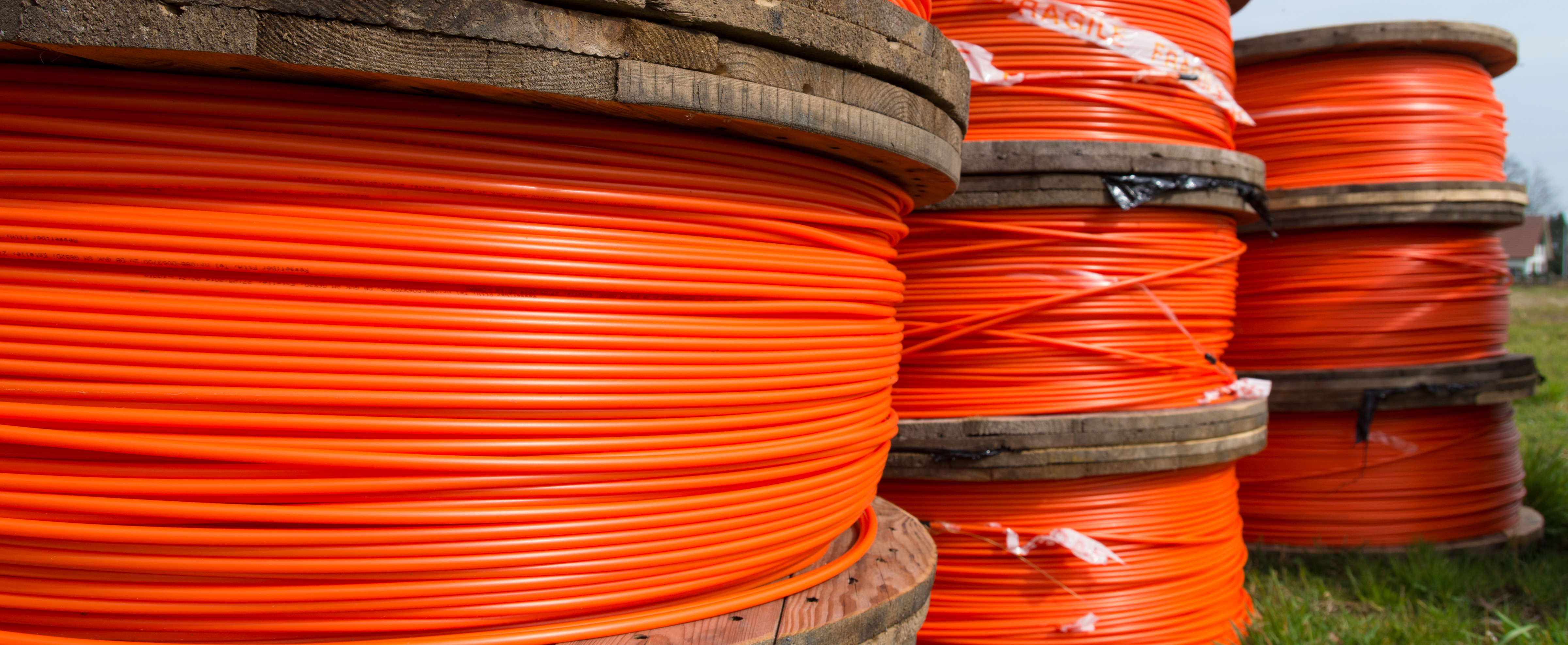 orange fiber cables | FiberNorth, Inc.
